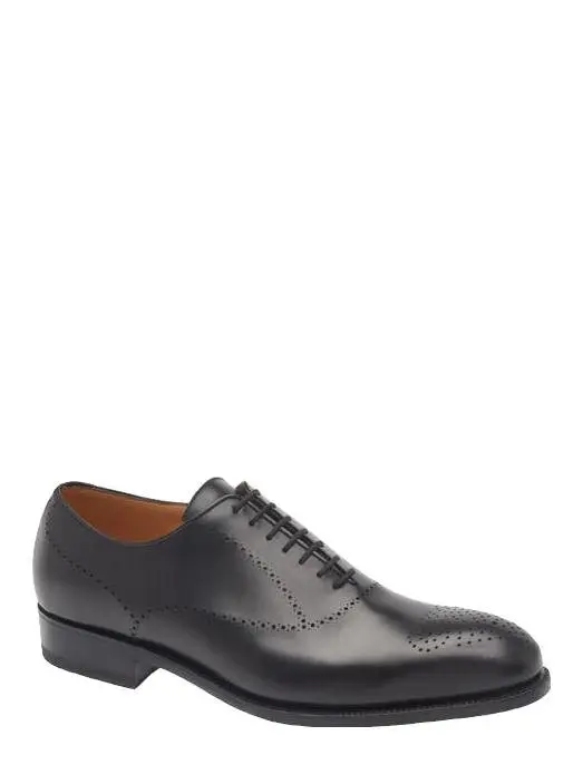 J.M. WESTON Savile Perforated Wholecut Oxford - Black