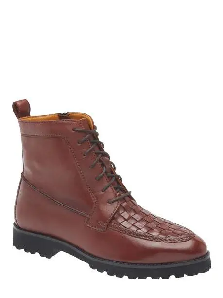 Robert Zur Bryn Leather Lace-up Boots - Luggage