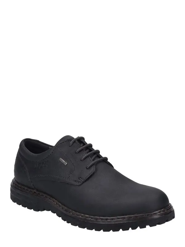 Josef Seibel Waterproof Leather Derby - Black