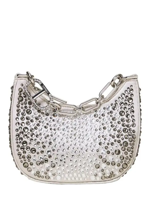 TWINSET Mini Bag With Studded Detail - Silver
