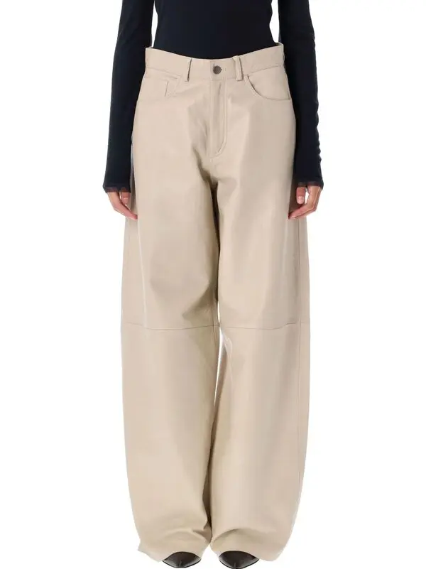 HAIKURE Wide Leg Pants - Beige