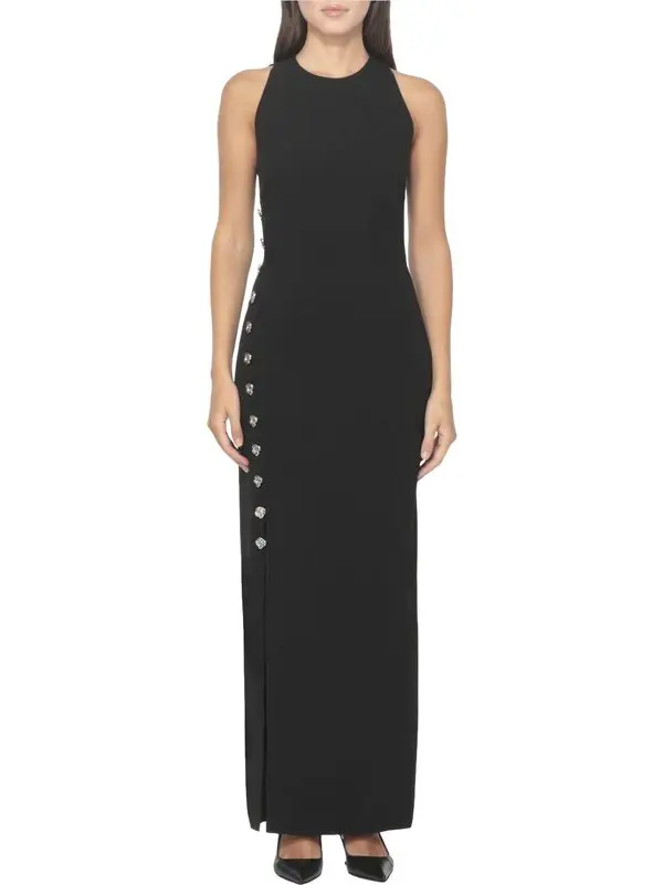 ROTATE BY BIRGER CHRISTENSEN Sleeveless Gown - Black