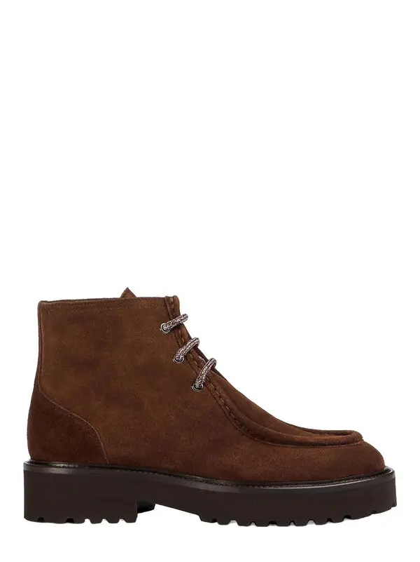 DOUCAL'S Lace Up Boots - Brown