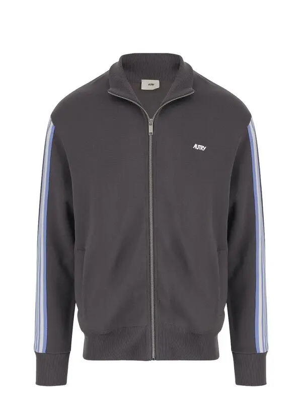 AUTRY Full Zip Sweatshirt - Grey