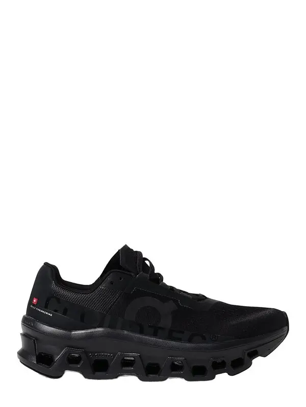 On Lace Up Sneakers - Black