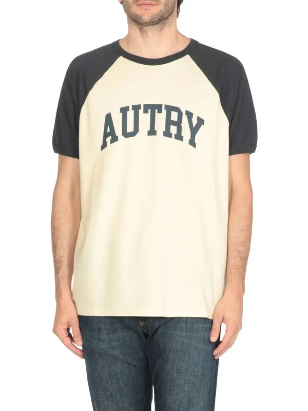 AUTRY T-shirt - Yellow Cream