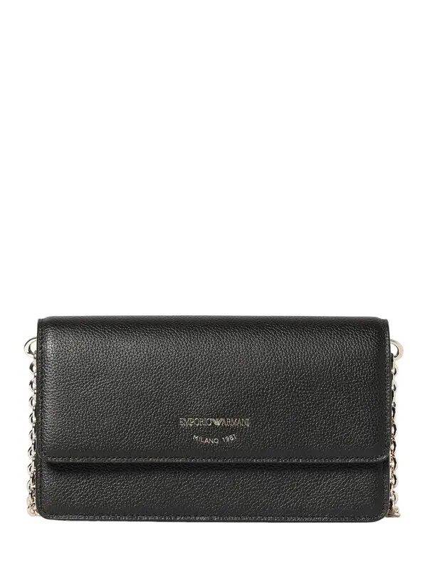 Emporio Armani Chain Strap Mini Bag - Black