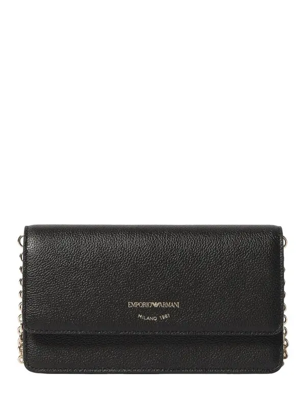 Emporio Armani Chain Strap Mini Bag - Black