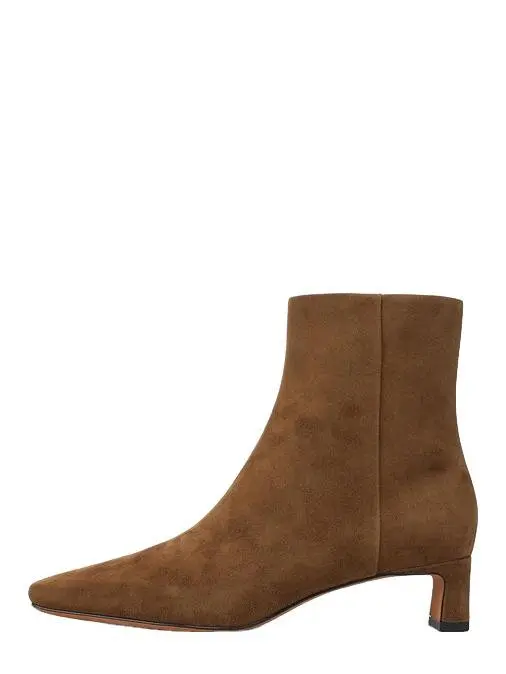 Vince Harlan Suede Ankle Boot - Red
