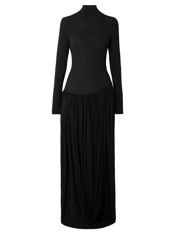 Magda Butrym Stretch-jersey Maxi Dress - Black