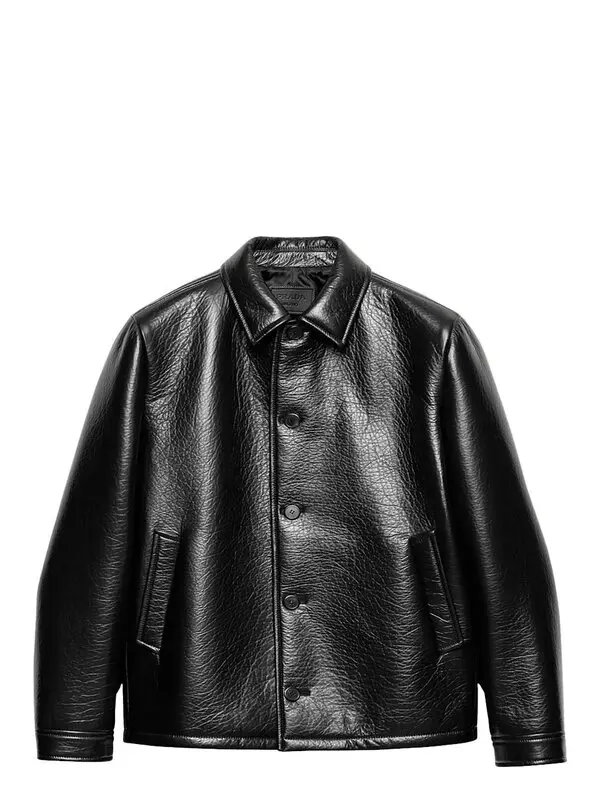 Prada Grained Napa Leather Jacket - F0002 Nero