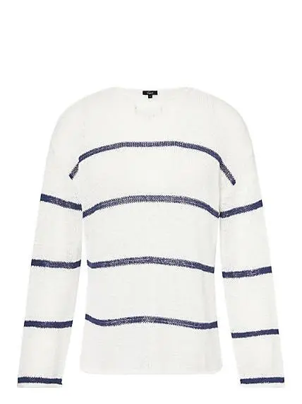 Rails Evangeline Striped Knitted Jumper - Navy White Stripe