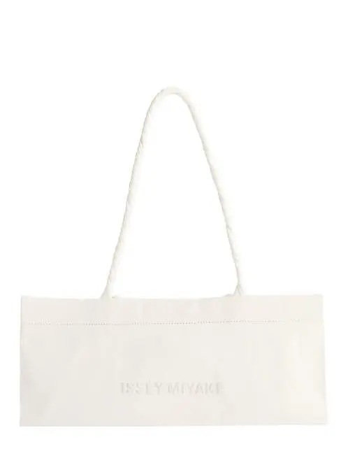 Issey Miyake Woven-blend Tote Bag - White