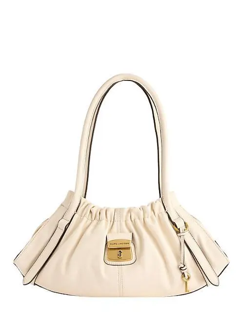 Marc Jacobs Cristina Logo-plaque Leather Satchel - Ivory