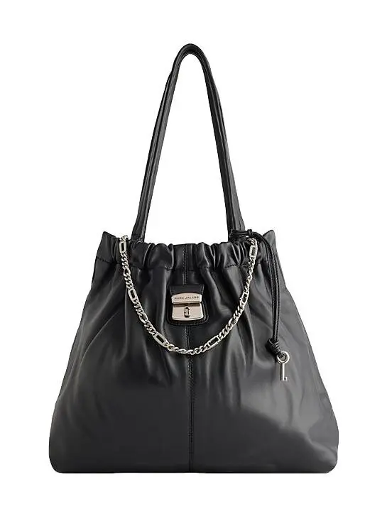 Marc Jacobs The Cristina Leather Tote Bag - Black