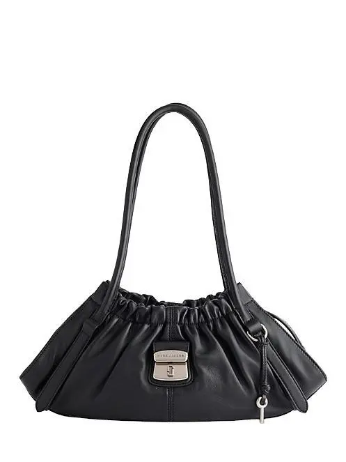 Marc Jacobs Cristina Logo-plaque Leather Satchel - Black