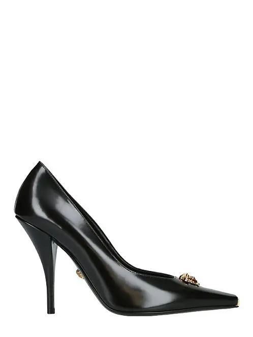 Versace La Medusa 105 Leather Courts - Black