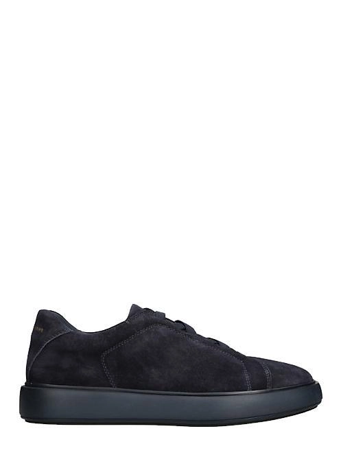 Officine Creative Suede Low-top Trainers - Navy