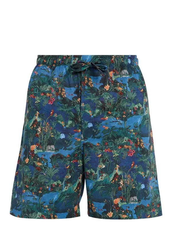 Derek Rose Cotton Batiste Lounge Shorts - Multi-coloured