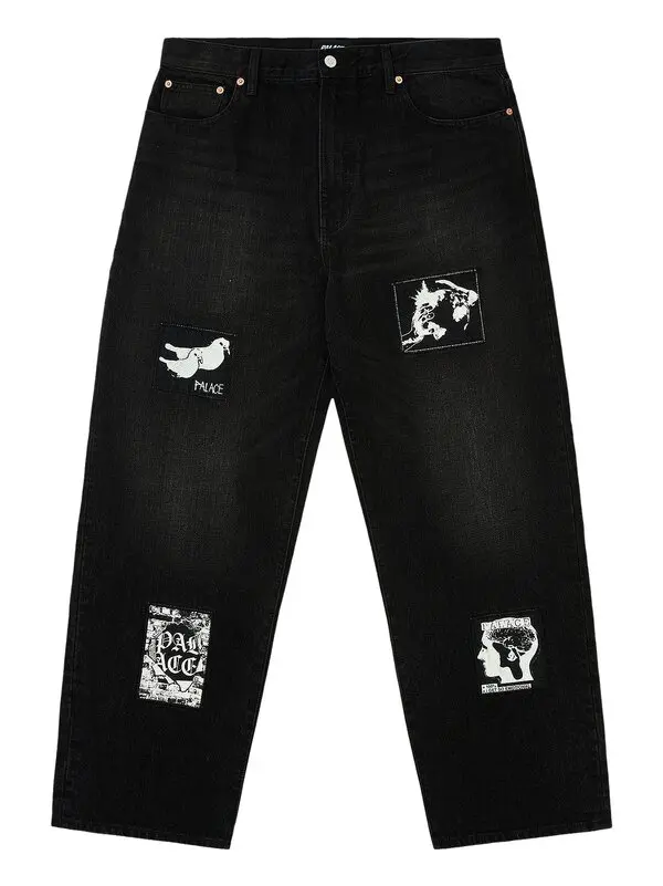 PALACE P90 Baggy Jeans - Black