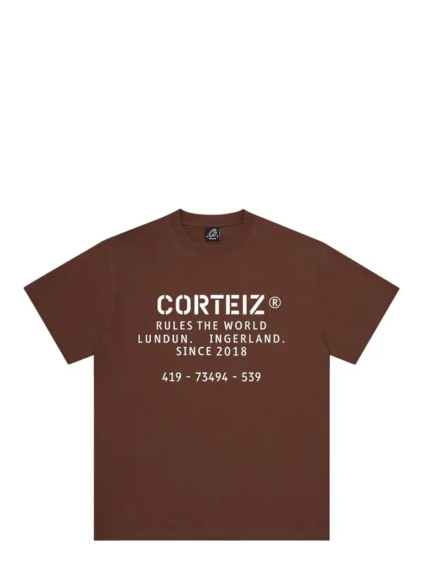 CORTEIZ Og Stencil Tee - Brown