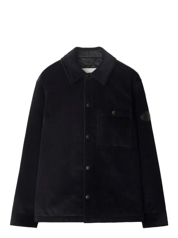 Burberry Corduroy Overshirt - Twilight Blue
