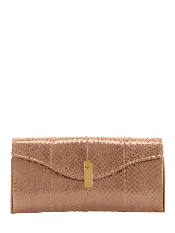 GIUSEPPE ZANOTTI Flutie Clutch - Beige