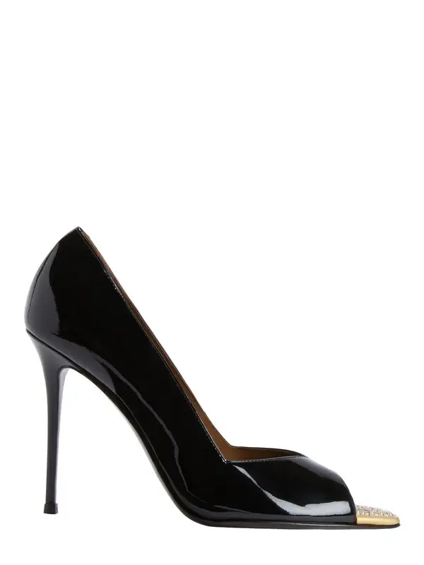 GIUSEPPE ZANOTTI Intriigo Crystal Embellished Pumps - Black