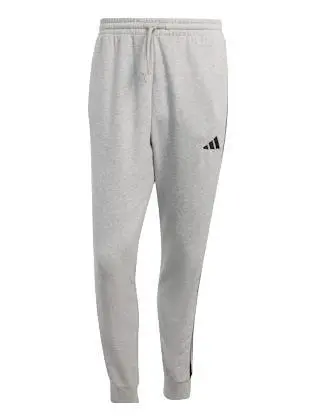 Adidas Essential 3stripes French Terry Pant - Medium Grey Heather/black