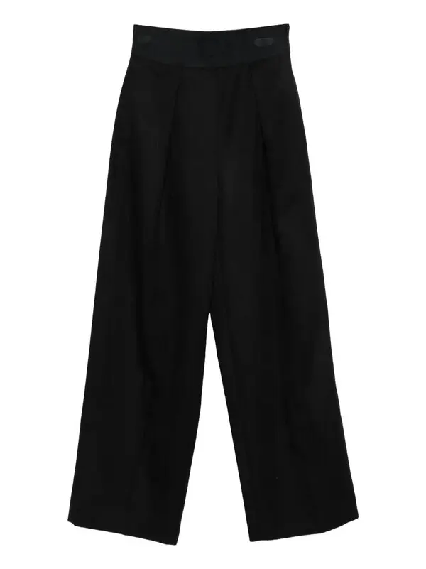 Sandro Pleated Front Trousers - Black