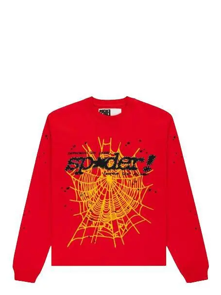 SP5DER Punk V2 Longsleeve - Red