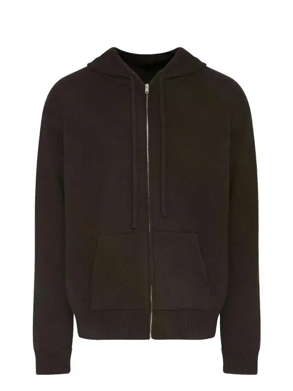 MAISON MARGIELA Zip-up Hoodie - Brown