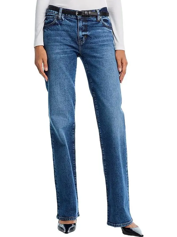 FRAME The Rodeo Mid Rise Jeans - Nebula