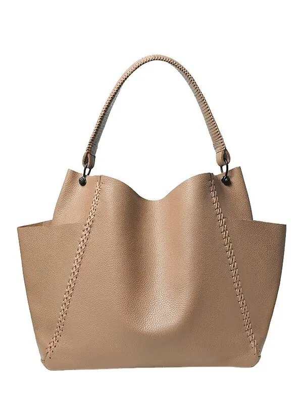 Callista Loom Shoulder Bag - Camel
