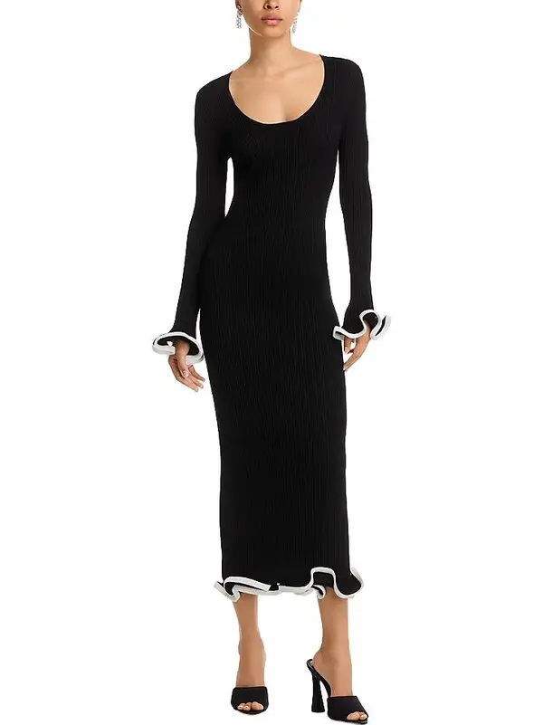 Simkhai Solani Midi Dress - Black