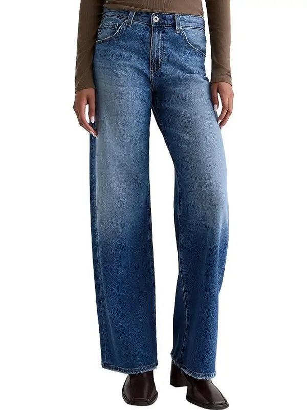 Ag Adria Low Rise Wide Leg Jeans - Headline