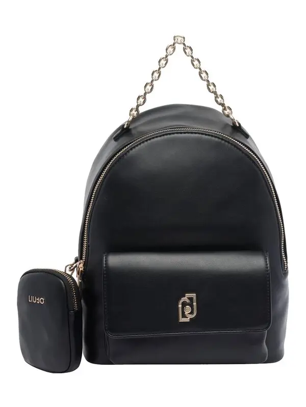 Liu Jo Logo Backpack - Black