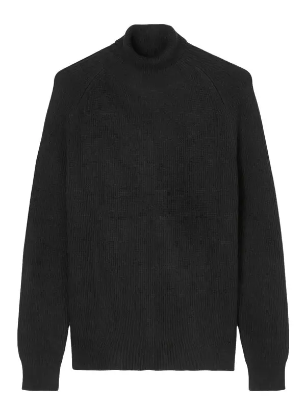 Marc O'polo Ribbed Turtleneck Sweater - Black