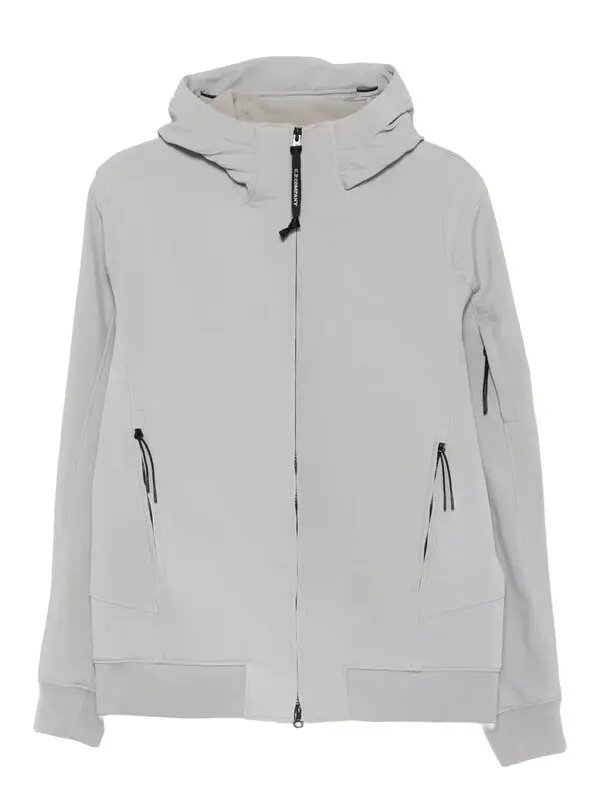 C.P. COMPANY Hooded Zip-front Jacket - Grey