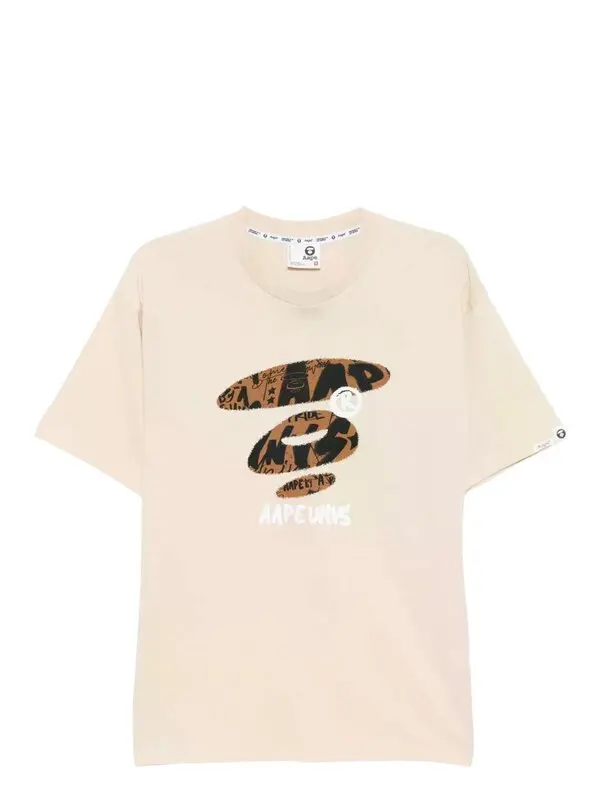 AAPE BY *A BATHING APE® Short Sleeves T-shirt - Neutrals