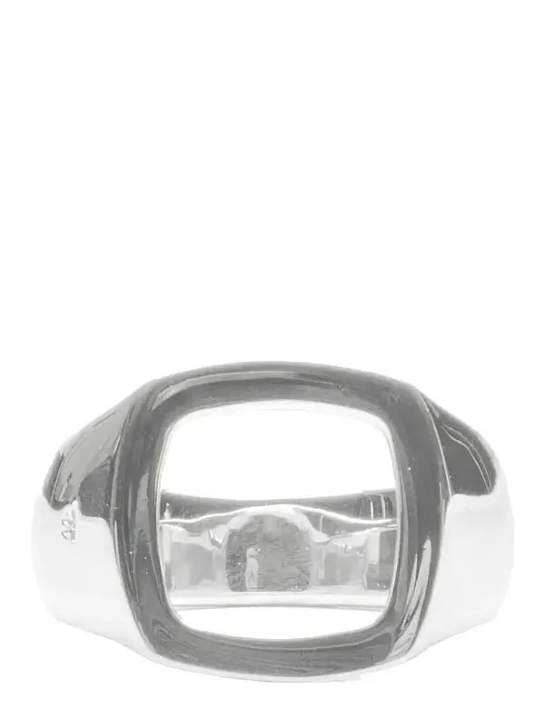 Tom Wood Cushion Open Ring - Grey