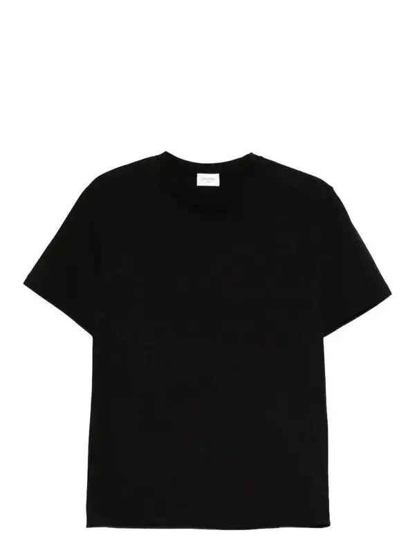 Saint Laurent Crew-neck Short-sleeve T-shirt - Black