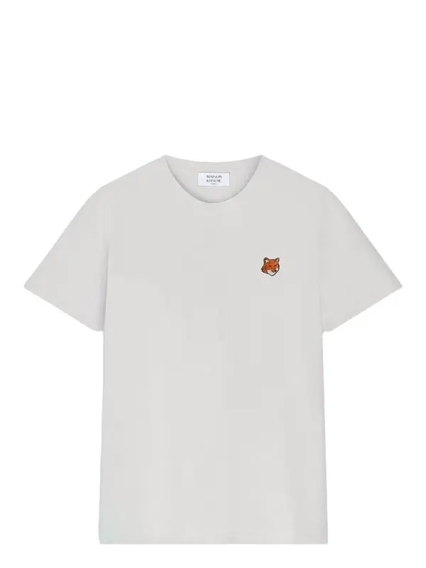 Maison Kitsuné Fox Head-patch T-shirt - White
