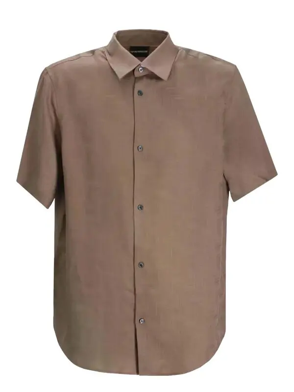 Emporio Armani Short-sleeve Shirt - Brown