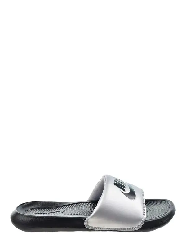 Nike Victori One Slides - Silver