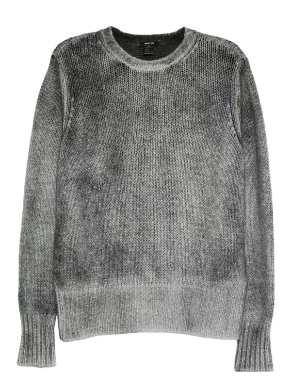 Avant Toi Crew-neck Merino-cashmere Blend Sweater - Black