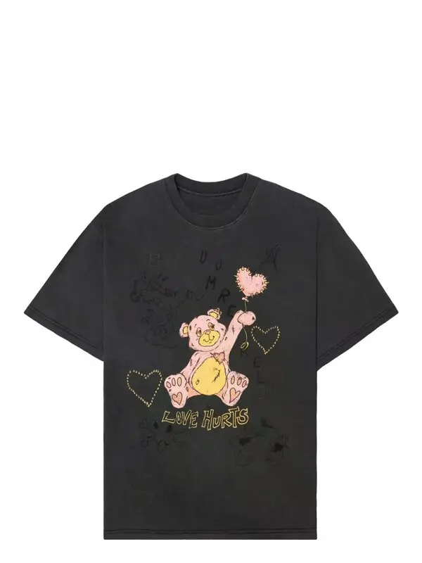 DOMREBEL Teddy Bear-print T-shirt - Black