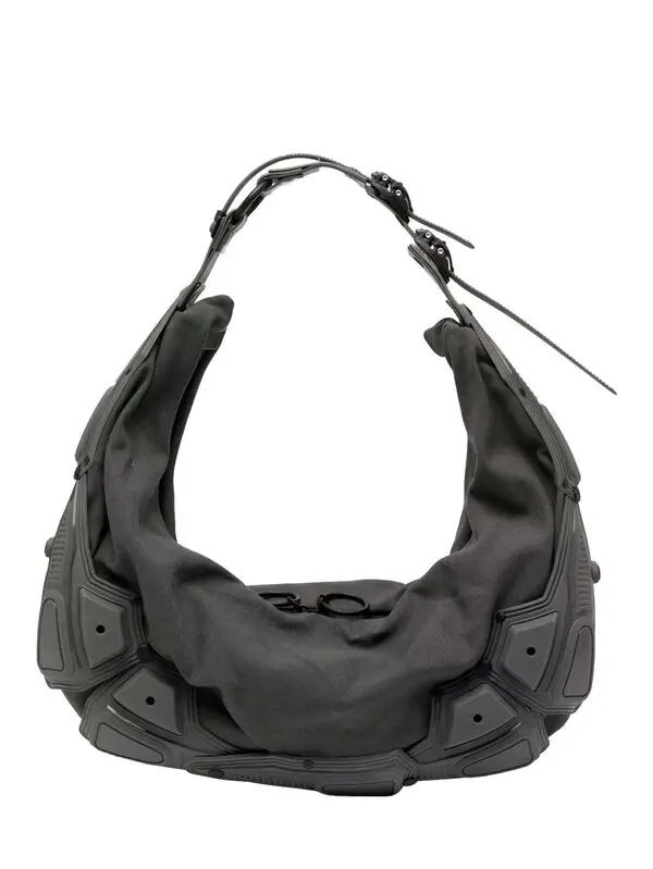 INNERRAUM Object M03 Half Moon Shoulder Bag - Grey