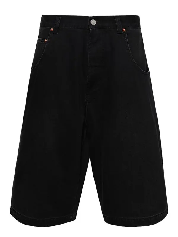 Vetements Hip-hop Vintage Shorts - Black