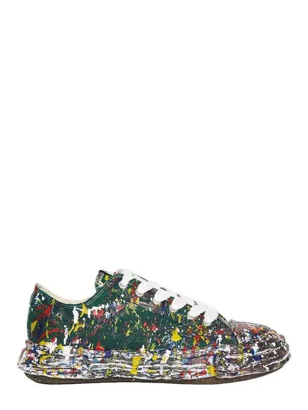 Mihara Yasuhiro Peterson 23 Og Sole Sputtering Low-top Sneakers - Green